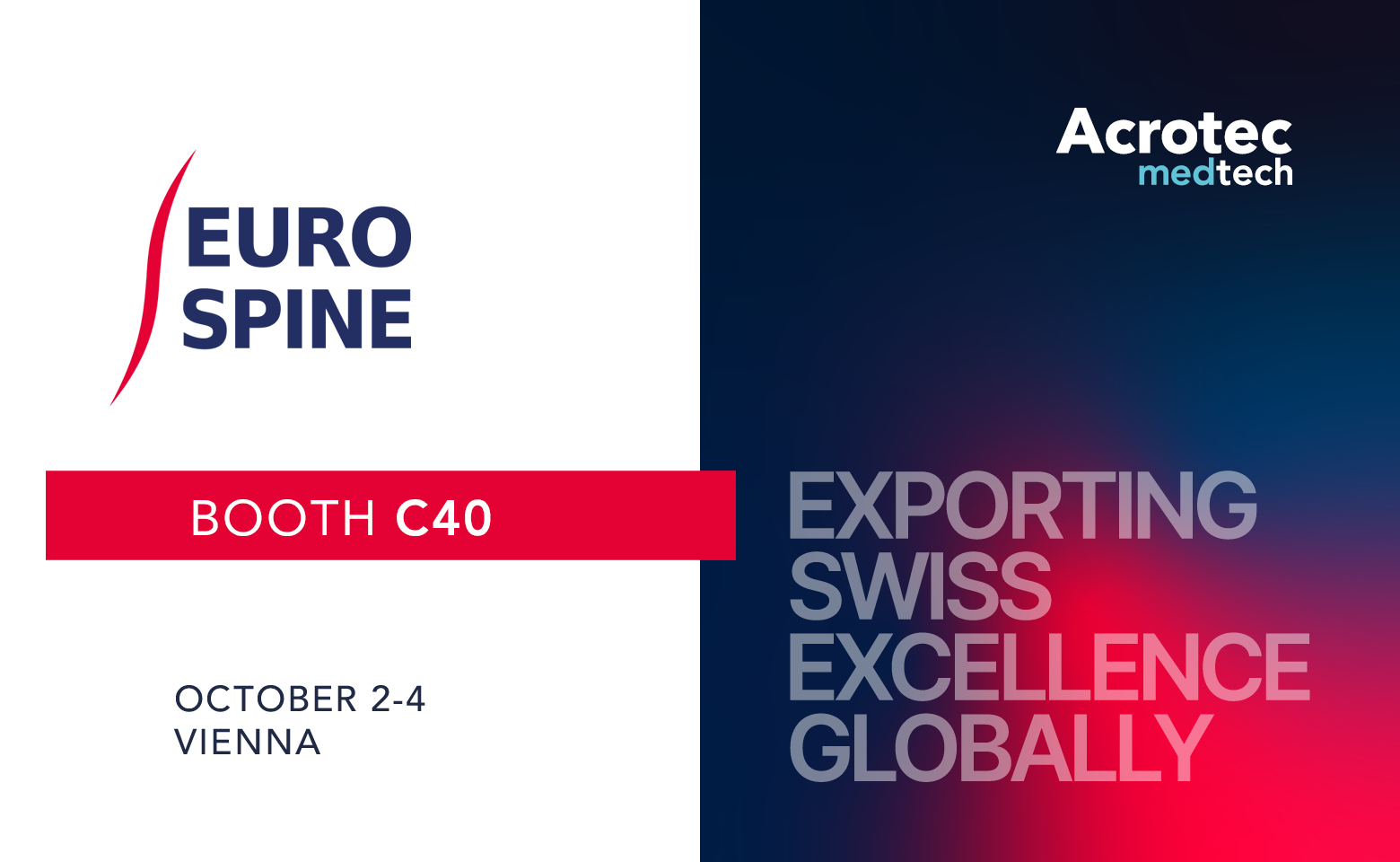 Spine care specialist, rencontrez notre équipe à Eurospine | Tectri